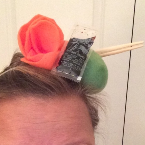 TheSushiLady | Accessories | Wasabi And Ginger Headpiece For Sushi ...